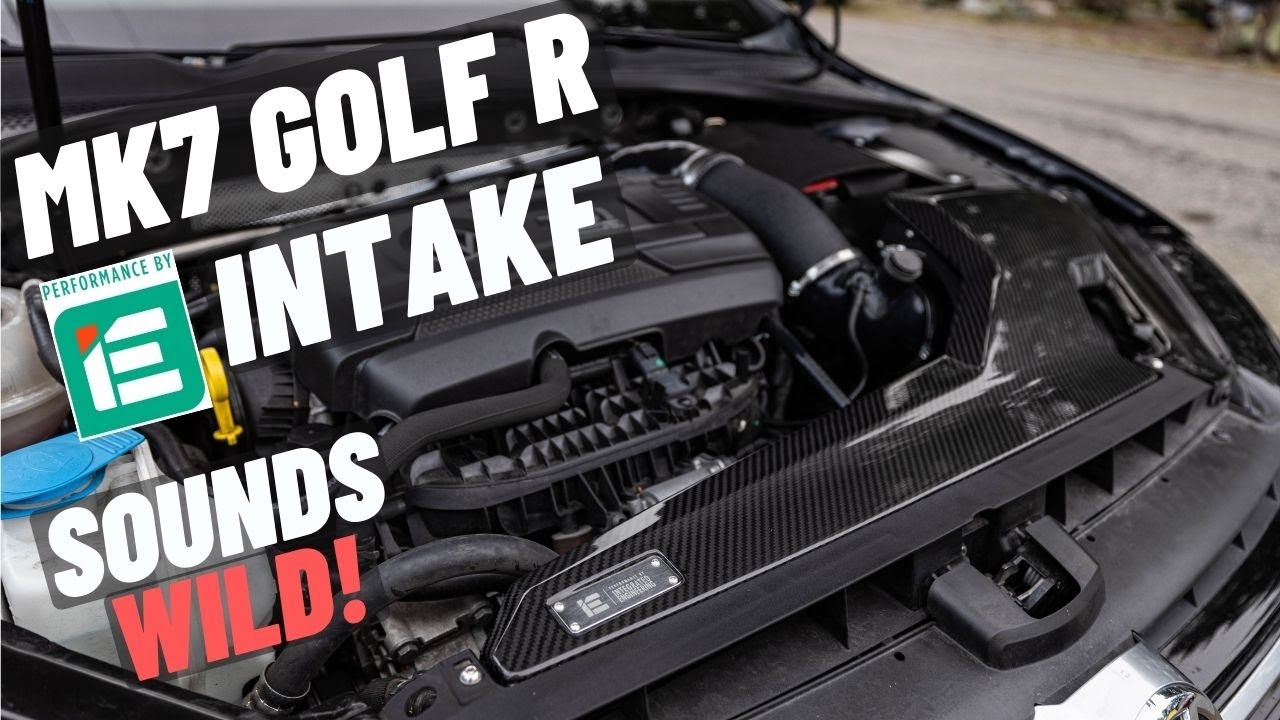 MK7 VW Golf R; Integrated Engineering Intake! - YouTube