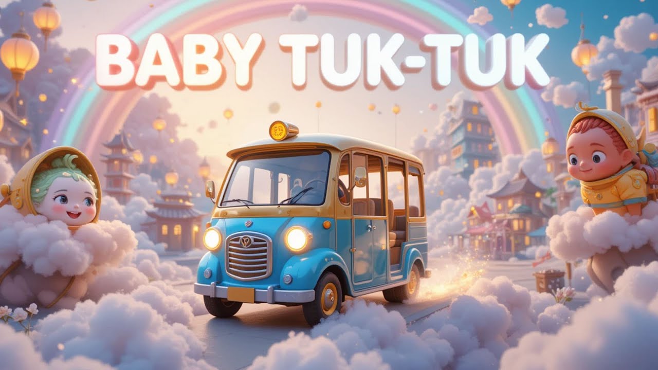 Baby Tuk-Tuk Dance | The Amazing Adventures of Vehicles | Nursery ...