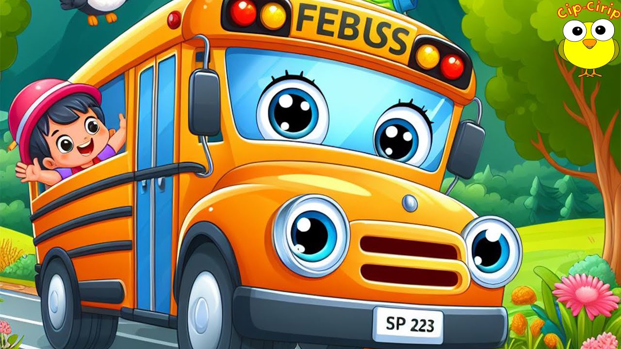 Autobuzul este plin, claxonam si noi venim - Cantece pentru copii ...