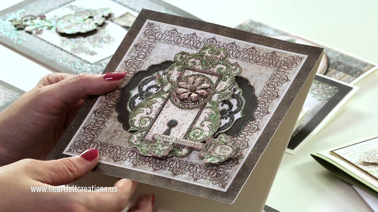 Preview of the Floral Key Collection by Heartfelt Creations - YouTube