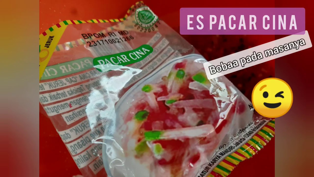 Anti Gagal membuat ES PACAR CINA dan mudah untuk dipraktekkan dirumah ...
