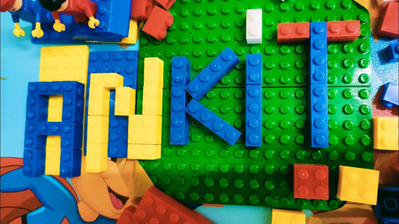 how to create lego word art !!😊😊 - YouTube