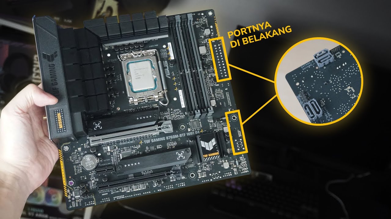 ASUS TUF B760M-BTF D4 - Konsep Baru, Casing pun Baru - YouTube