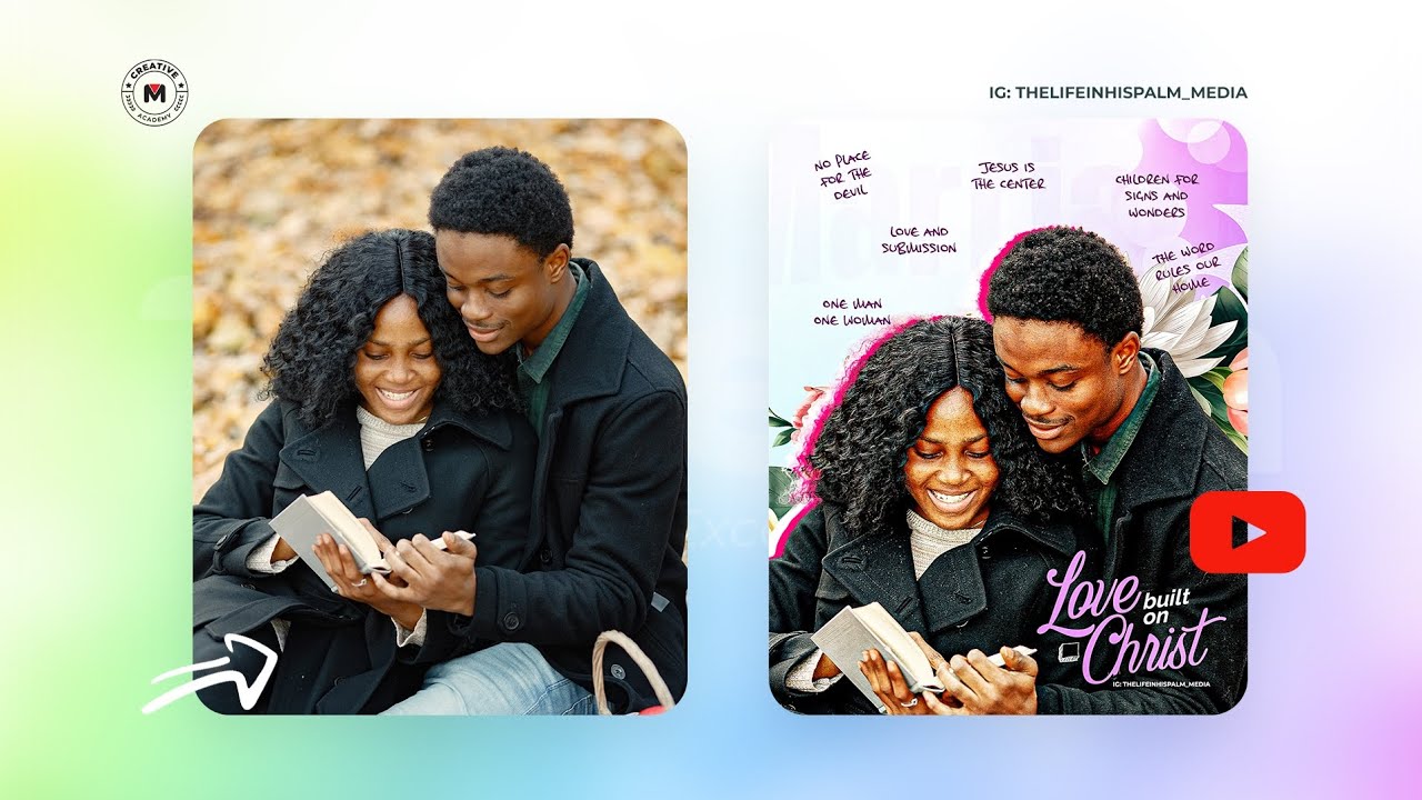 Creative Flyer Design | Love Poster | Couples - YouTube