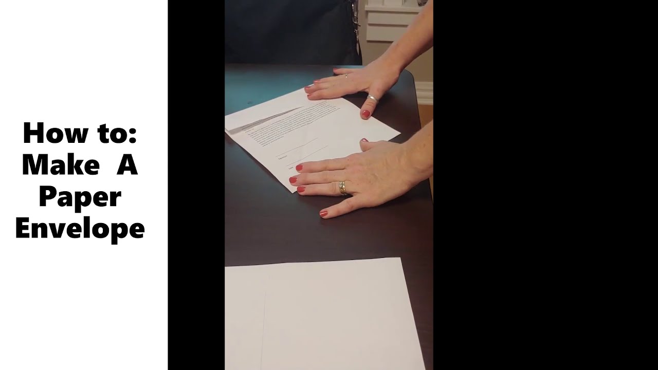 How To: Make A Paper Envelope Seed Packet Out Of Scrap Paper! - YouTube
