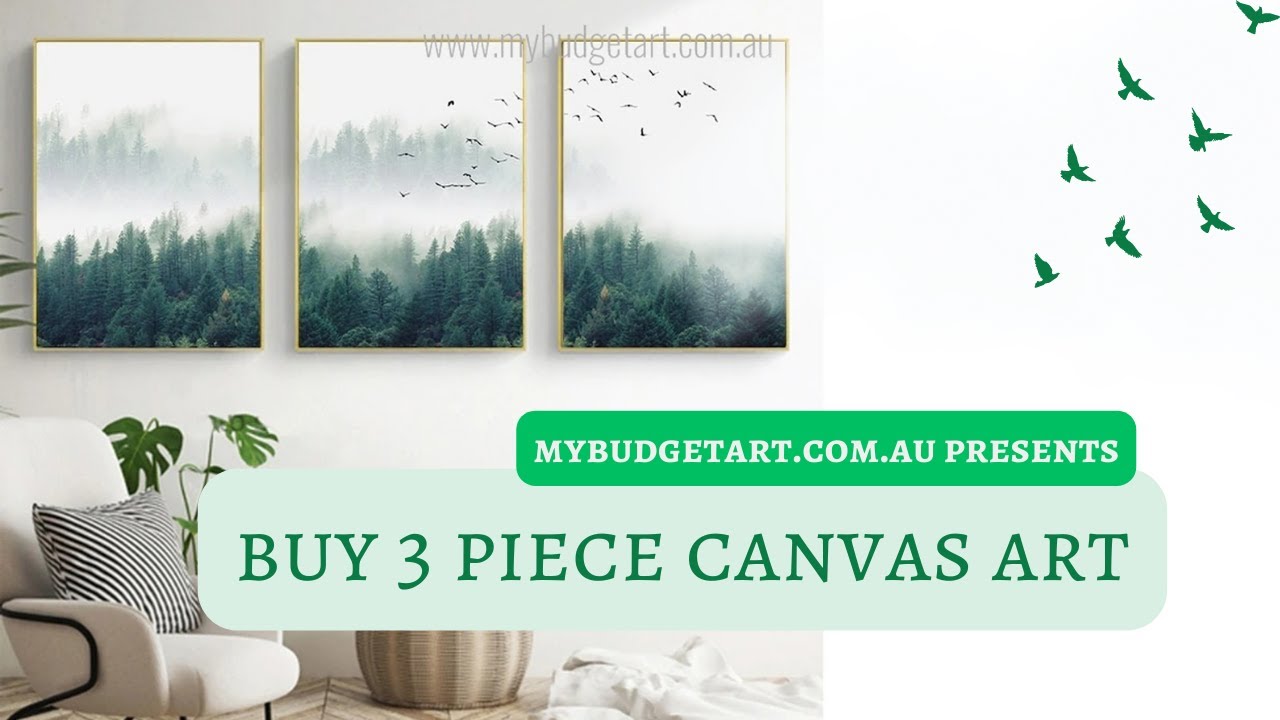 3 Piece Canvas Wall Art | 3 Panel Canvas | Multi Piece Wall Art ...