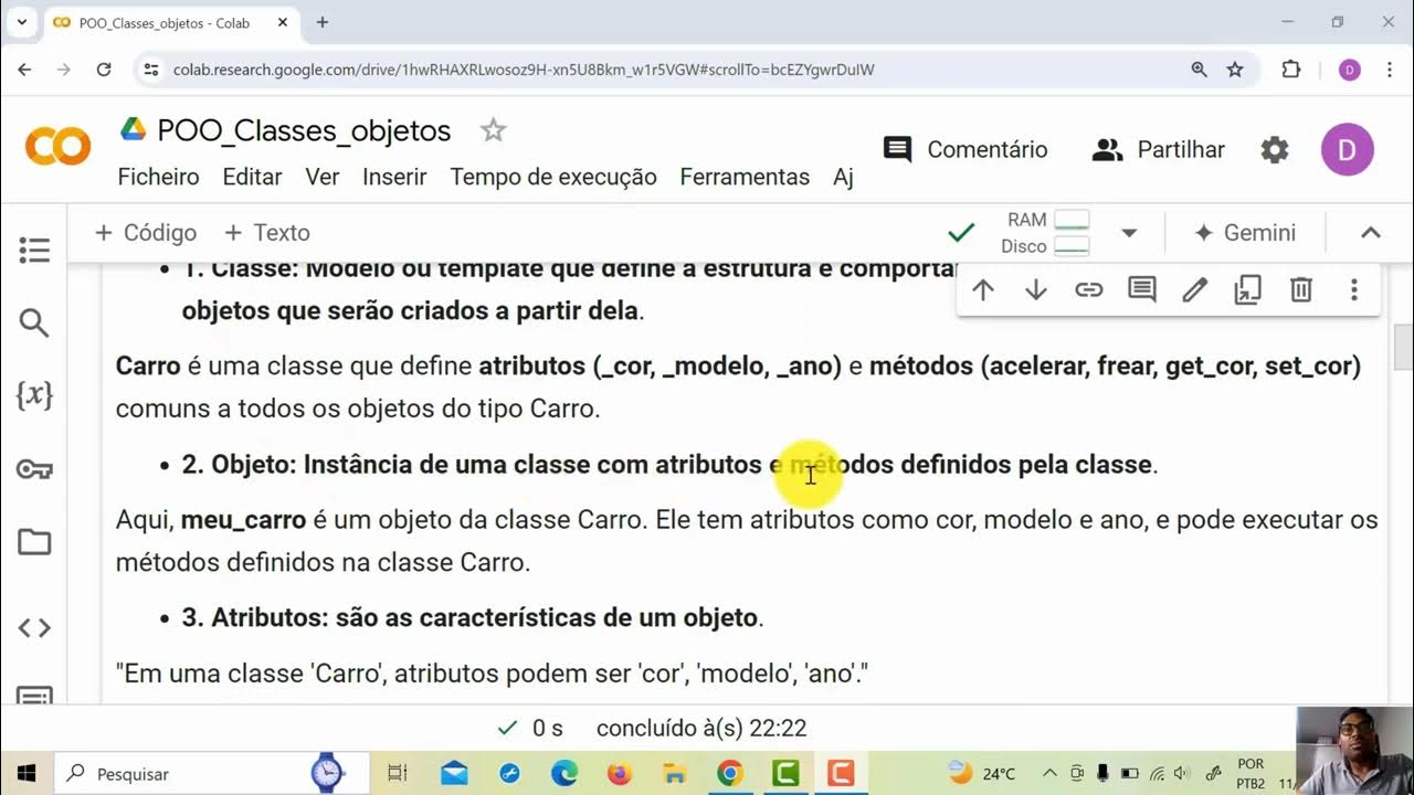 Trabalho em grupo - plano de aula - Introdução à Programação Orientada ...