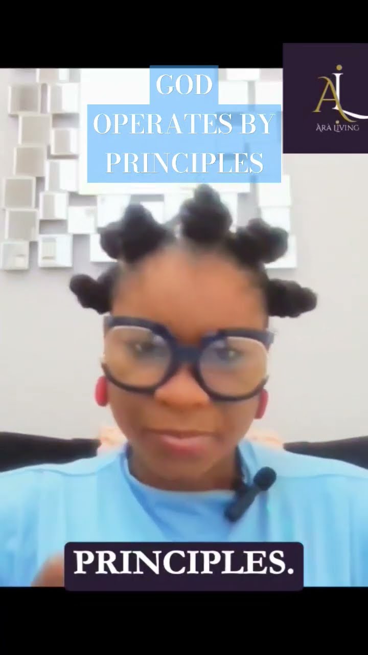 God runs His administration by principles! - YouTube