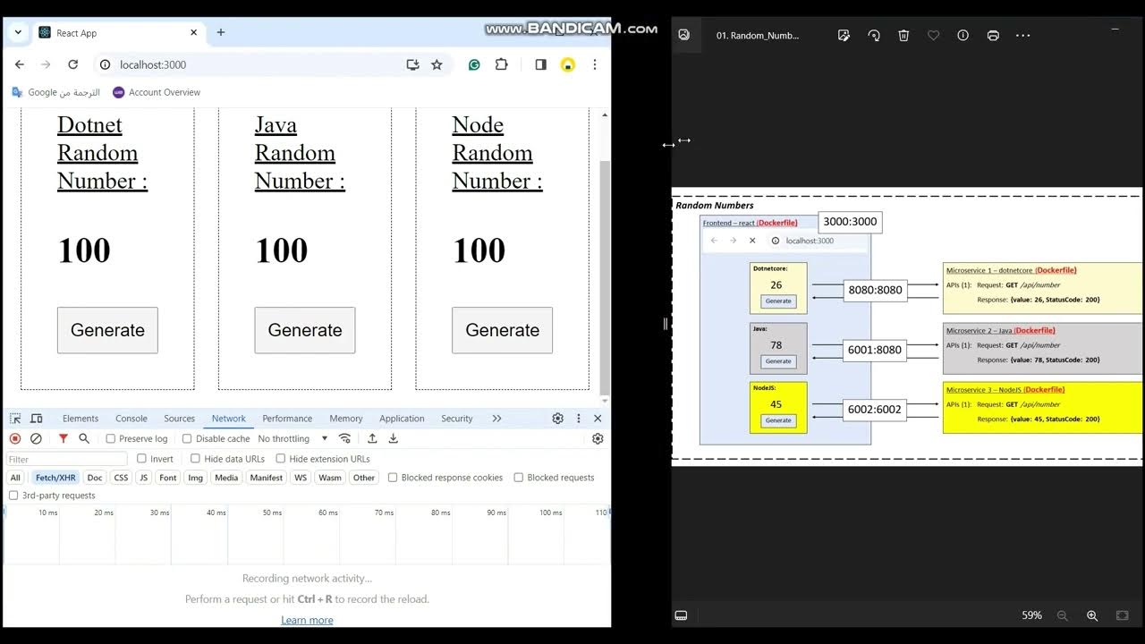 12 Random Numbers Run on browser - YouTube
