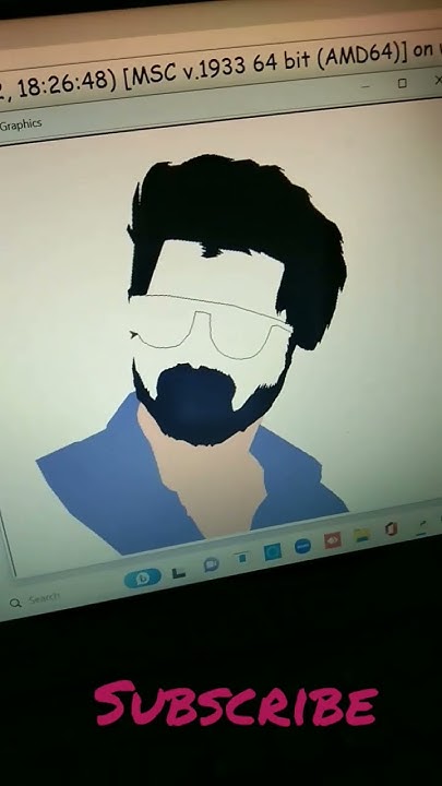 Vijay Thalapathy Using Python Vijaythalapathy Vijay Pythonpythoncoding Viral Art Python
