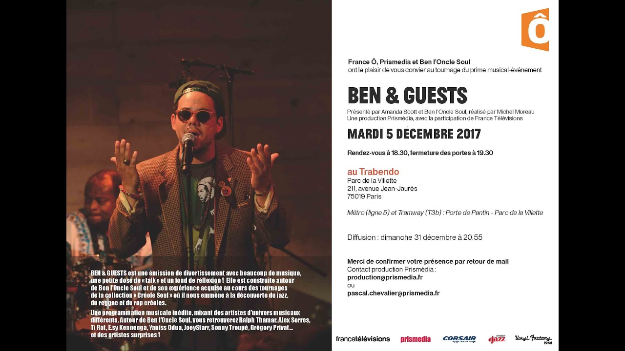 BEN & GUESTS Live & Talk - YouTube