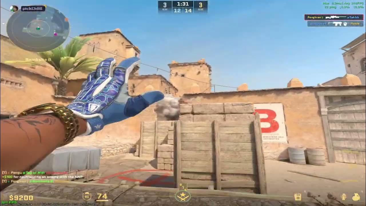 CS2 Dust2 T 3v1 Clutch B Hold Awp 4K - YouTube