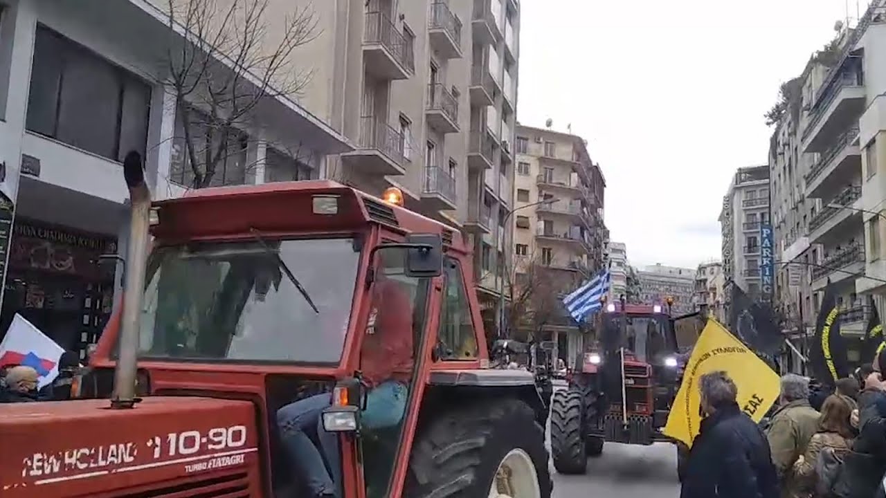 Βιοπαλαιστές Αγρότες - Κτηνοτρόφοι πλατεία Βάθης - YouTube