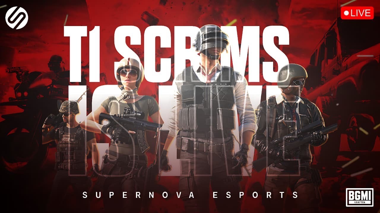 Supernova Esports Underdogs T1 Scrims | Day 7 Live - YouTube