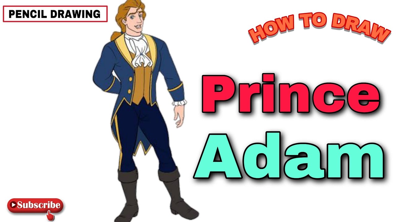 How to draw prince Adam | Prince adam | Draw with shehzadi - YouTube