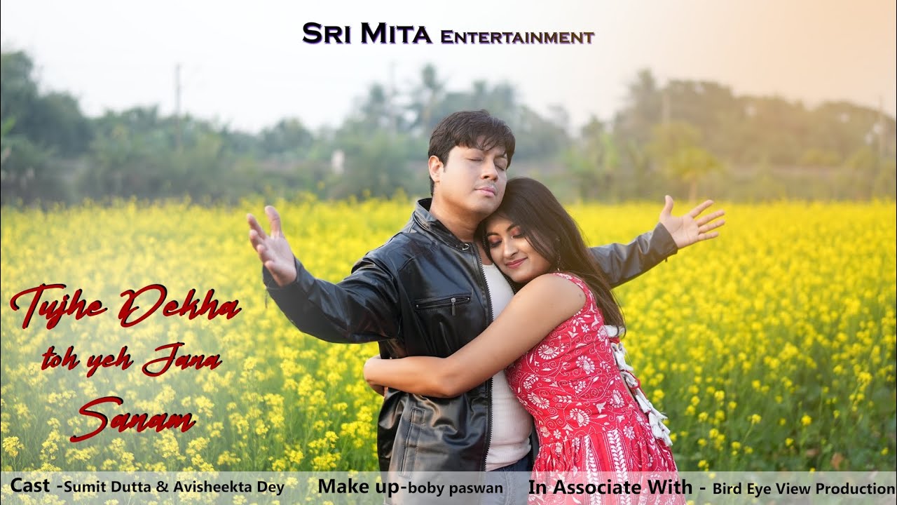 tujhe dekha toh yeh Jana sanam-cover song-cast-avisheekta dey-sumit dutta - YouTube