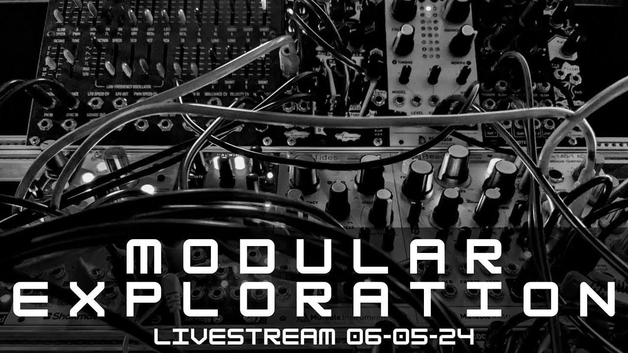 Monday Modular Techno - Livestream VOD 06-05-24 - YouTube