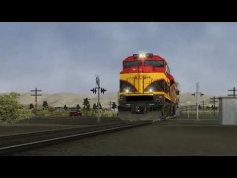ORTS: Fast KCSM SD70ACe #4073 Leads A UP EB IG4SE-16 At Helper, UT - YouTube