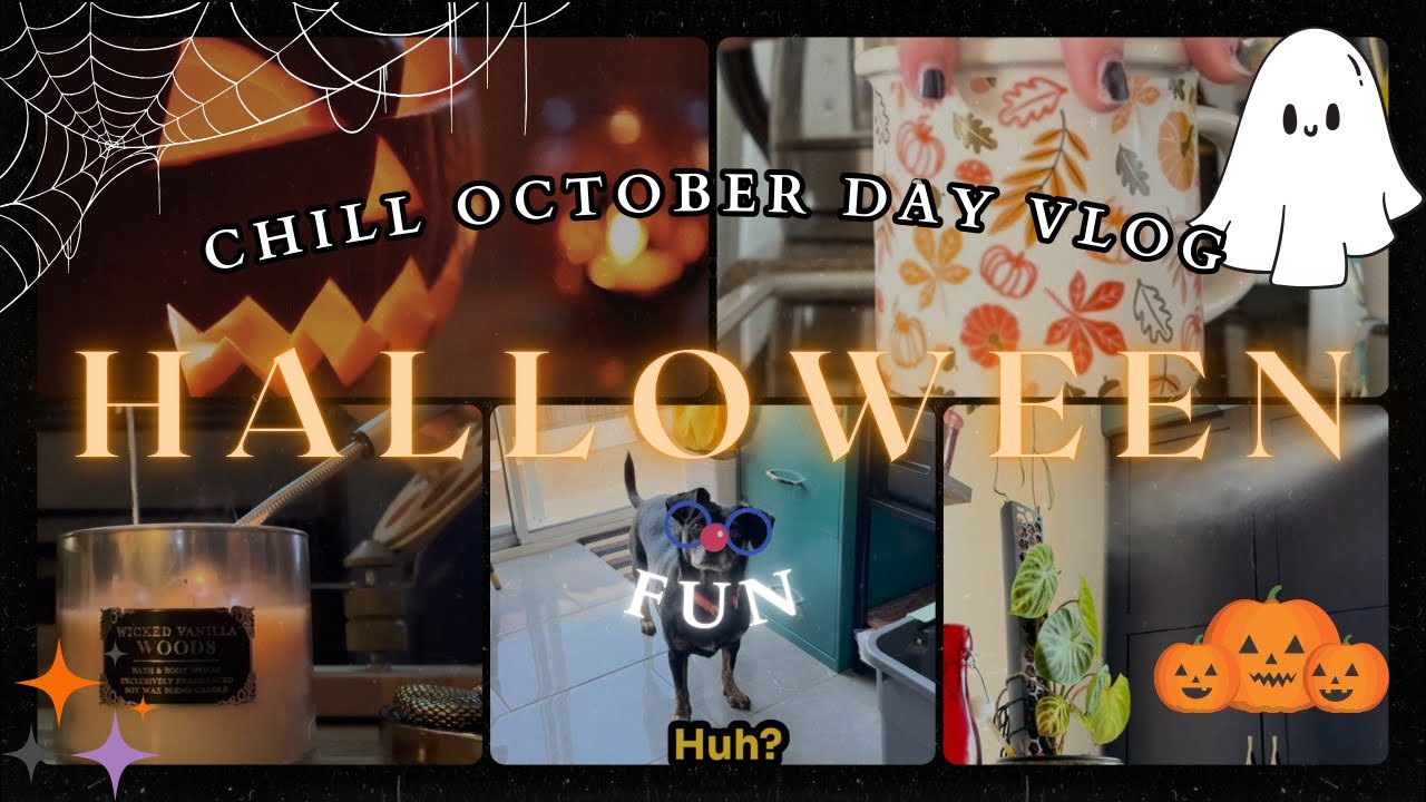 🎃 Chill October Day Vlog | Halloween Fun! 👻 - YouTube