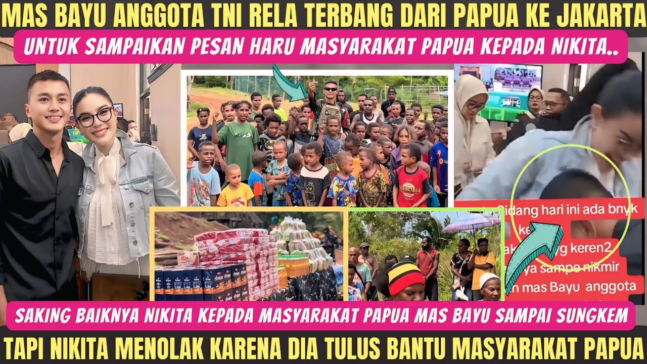 MAS BAYU ANGGOTA TNI RELA TERBANG DARI PAPUA KE JKTA UNTUK SAMPAIKAN ...