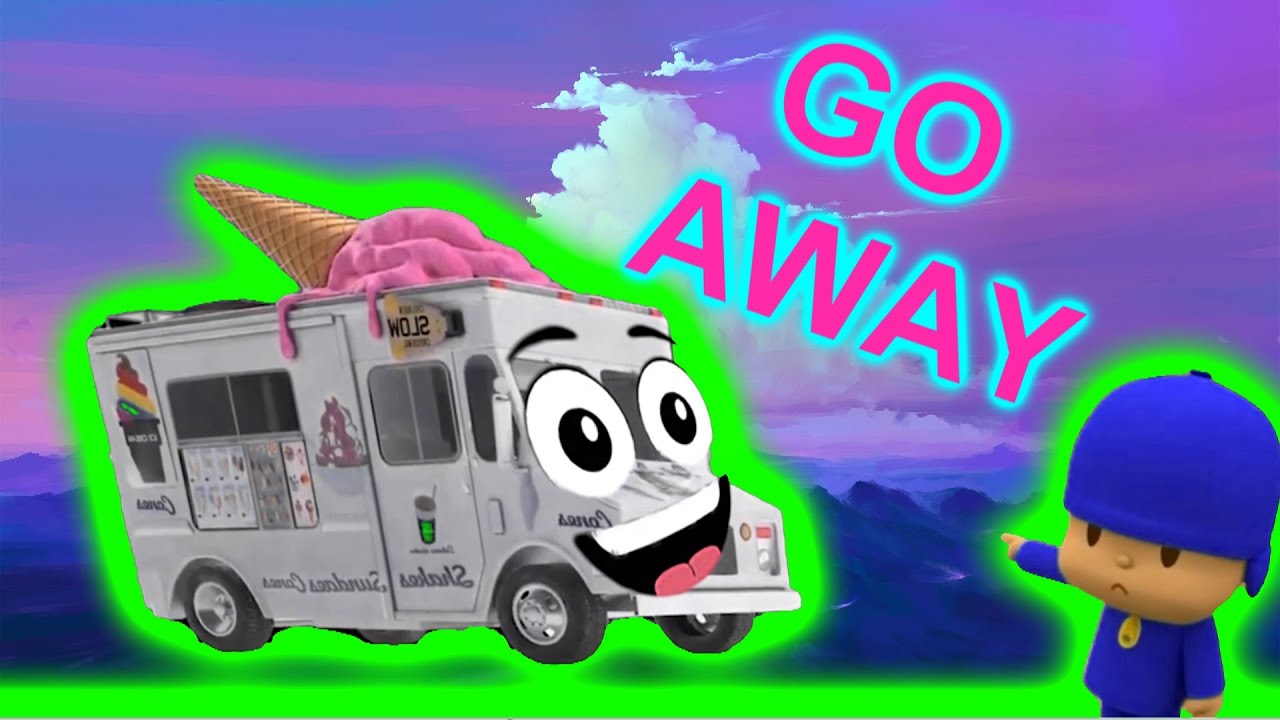 Pocoyo & Ice Cream Truck "STOP, GO away & dancing'' - YouTube