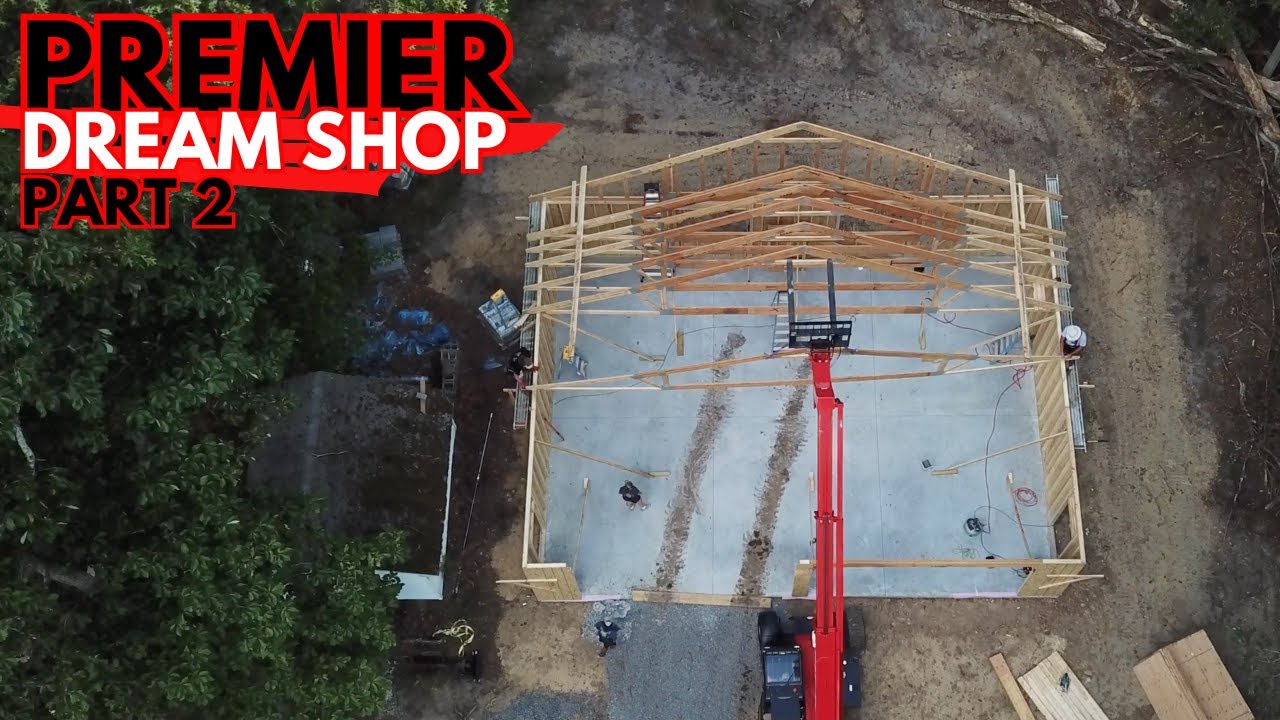 Building The Premier Dream Shop - Part 2 Building Walls and Setting ...
