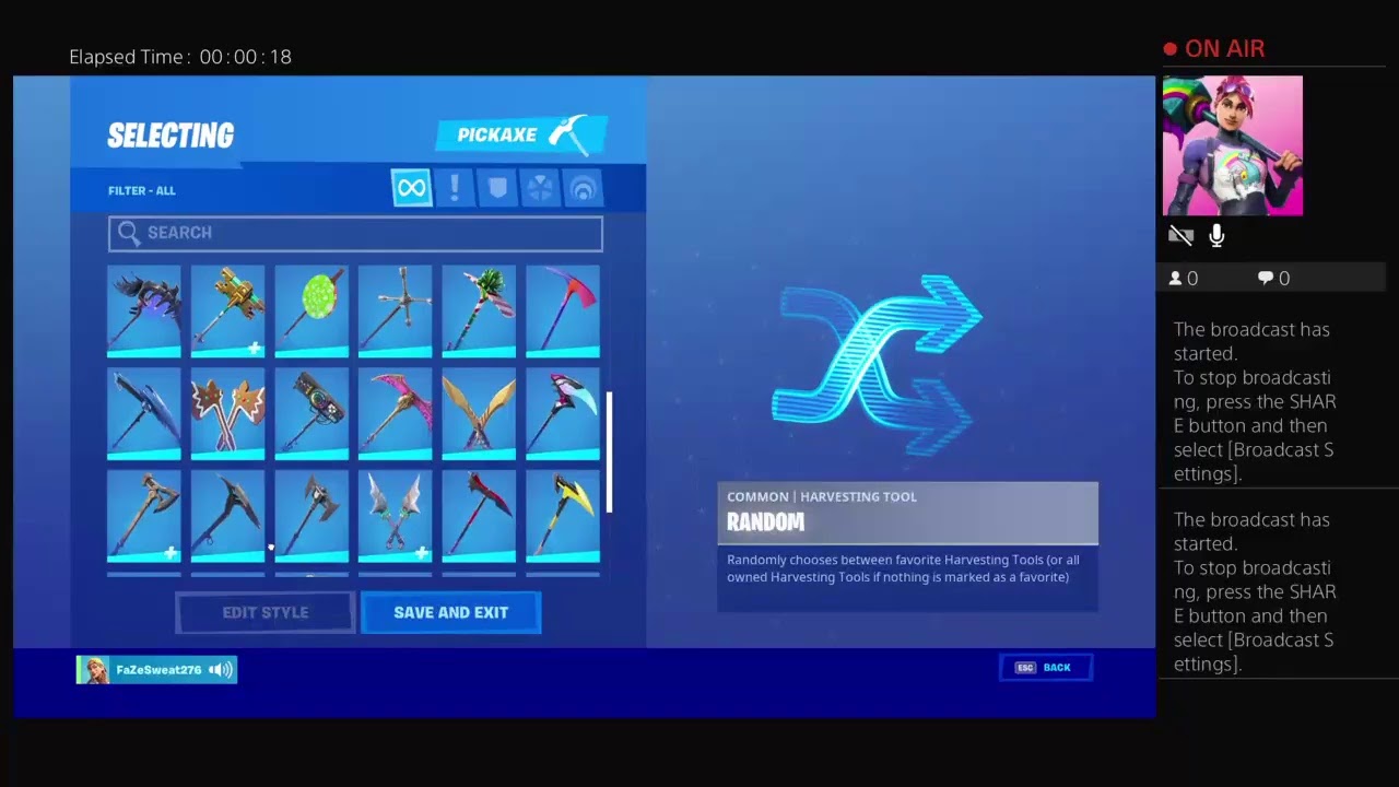 random pickaxe challenge - YouTube