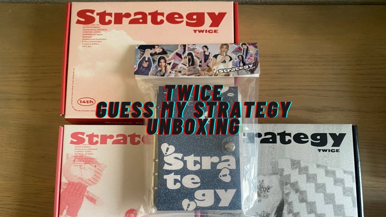 twice guess my strategy unboxing ♡ ninacollects - YouTube