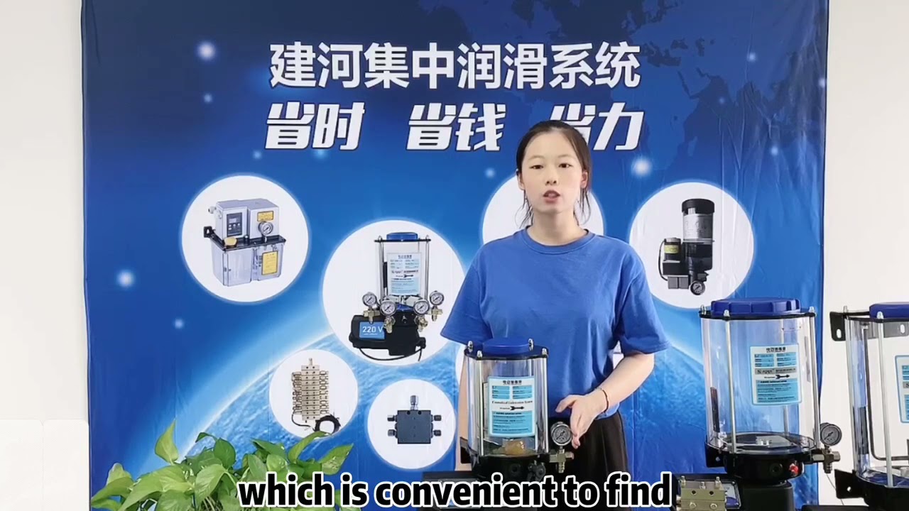 DBS electric grease lubrication pump - YouTube