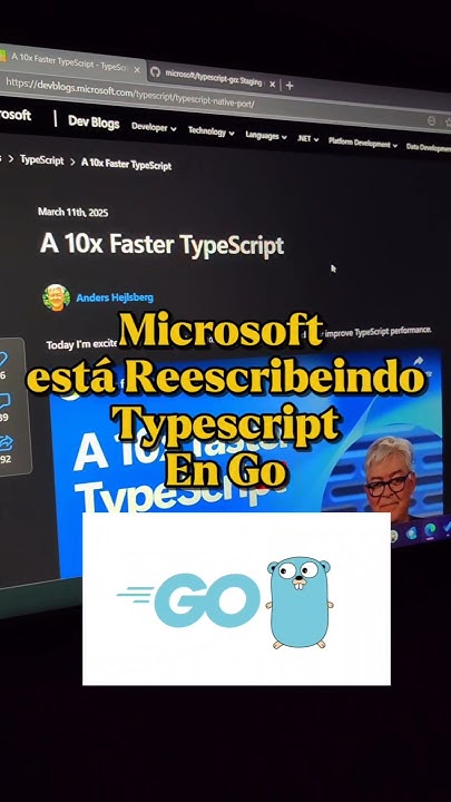 Microsoft reescribe Typescript en Go #programacion #typescript #coding #programming - YouTube