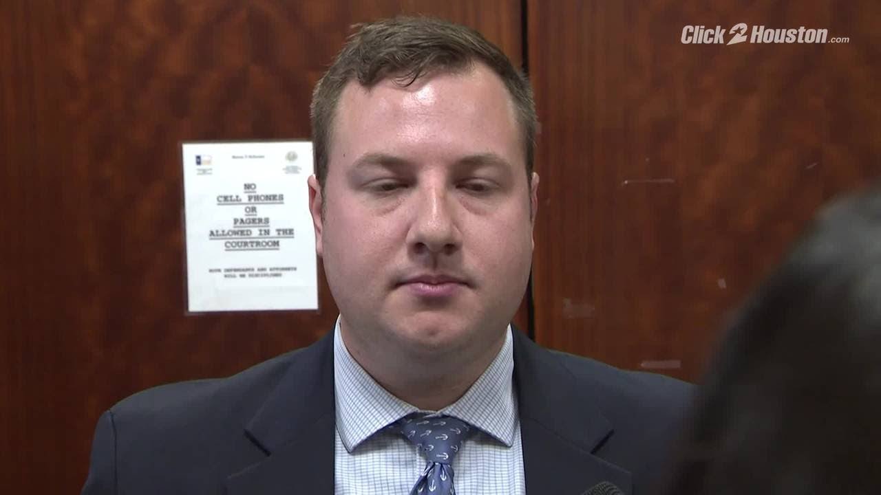 Prosecuting attorney Casey Goodman speaks after Messiah, Ellen Breaux ...