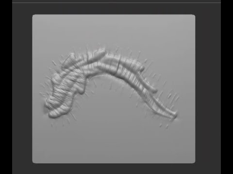 03 CREATING SCARS ALPHA IN ZBRUSH - YouTube