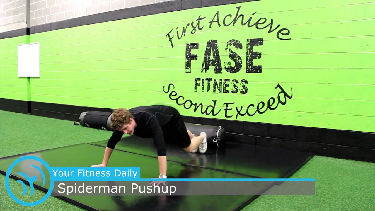 How To: Spiderman Pushups - YouTube