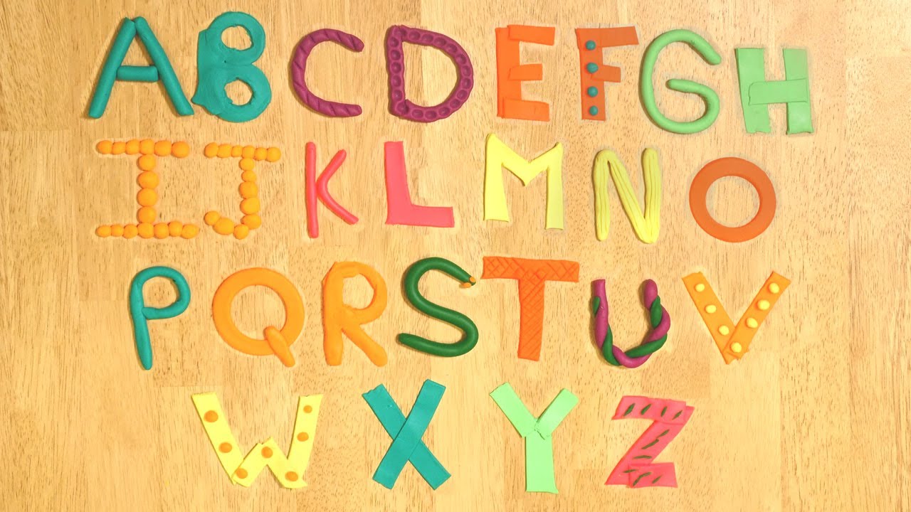 🔠 Aprende el Abecedario con Letras de Plastilina | Actividad Divertida ...