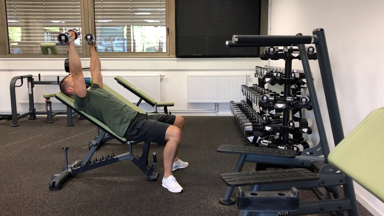 DB Fly's, Incline, pronated - YouTube