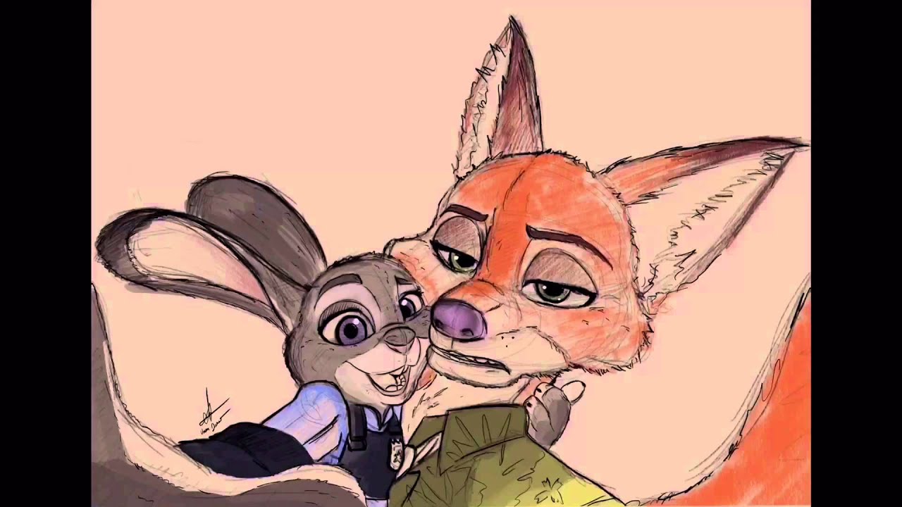 Speed drawing of Zootopia characters - YouTube