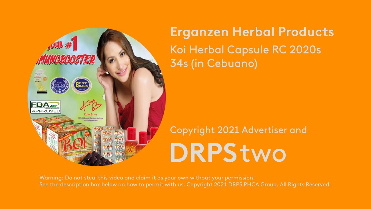 Koi Herbal Capsule Radio Commercial 2020s 34s (in Cebuano) - YouTube