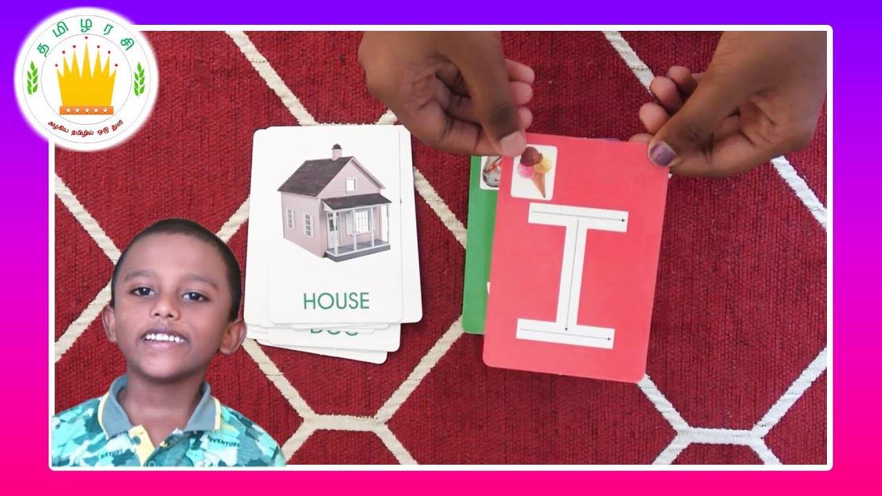 தமிழரசி- Learn ABCD Letter | Alphabets with the object for kids ...