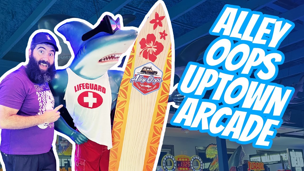 Fin-tastic Wins at the Alley Oops Arcade in Ocean City - YouTube