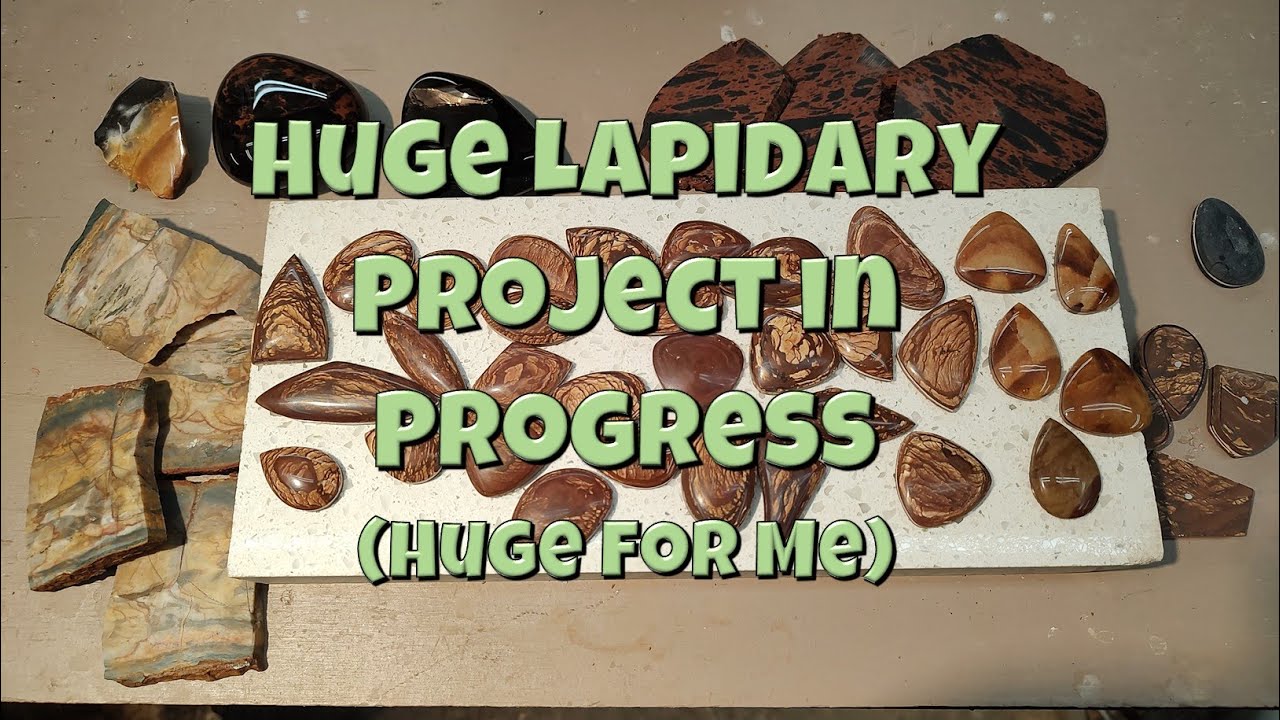 Huge Lapidary Project in Progress - YouTube