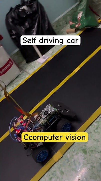 Self driving car run on raspberry pi #ccomputervision #raspberrypi - YouTube