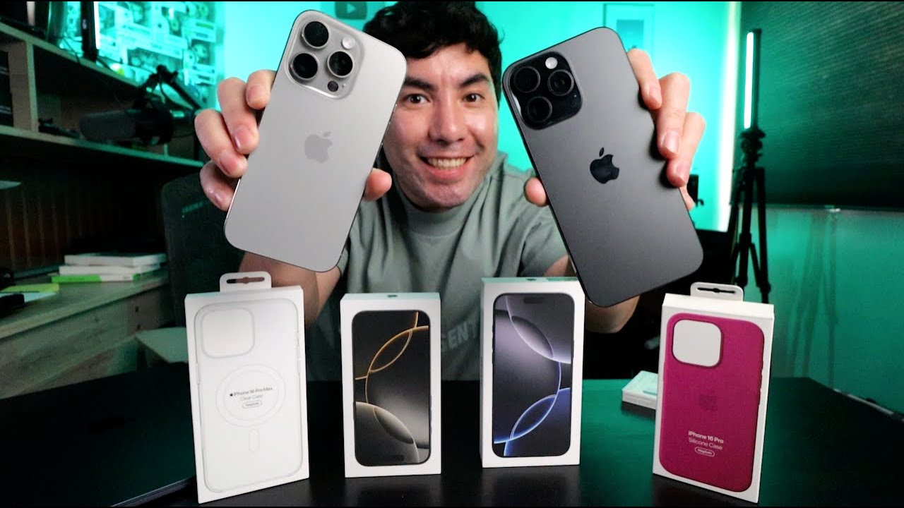 iPhone 16 Pro y Pro Max, ya disponibles en CHILE | Uboxing y primeras impresiones - YouTube