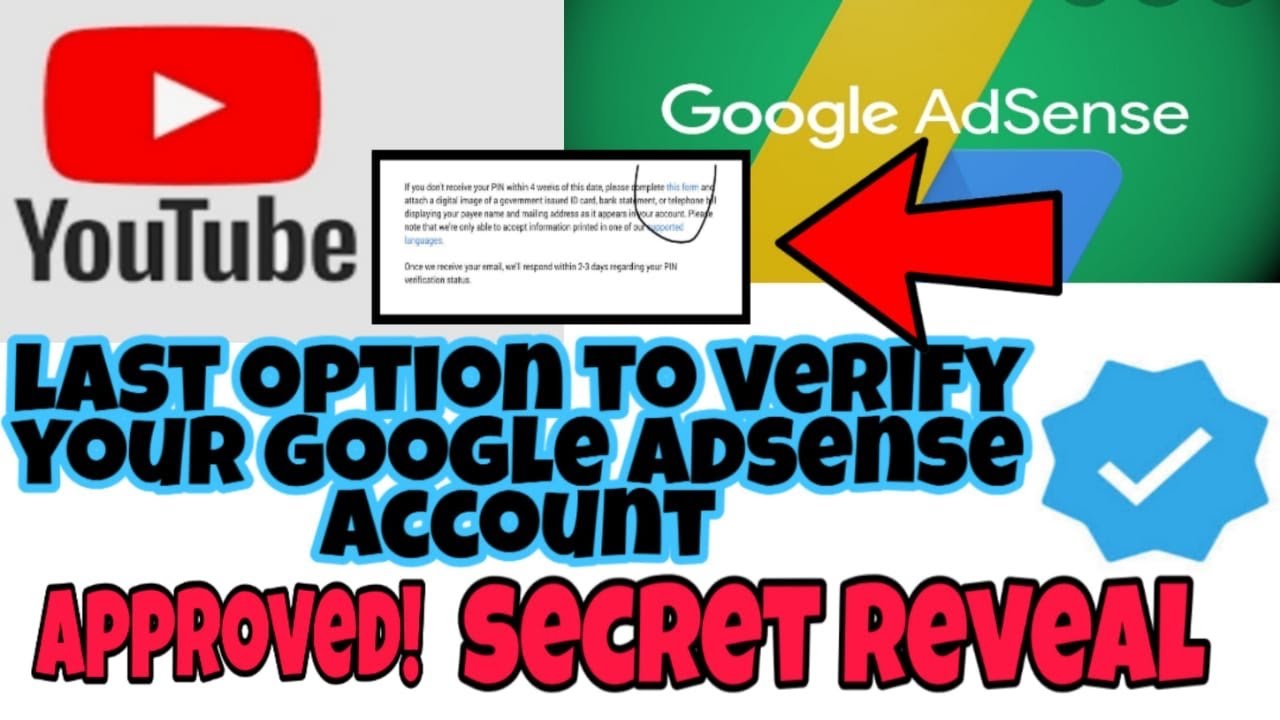 GOOGLE ADSENSE VERIFICATION 2020 | LAST OPTION TO VERIFY YOUR GOOGLE ...