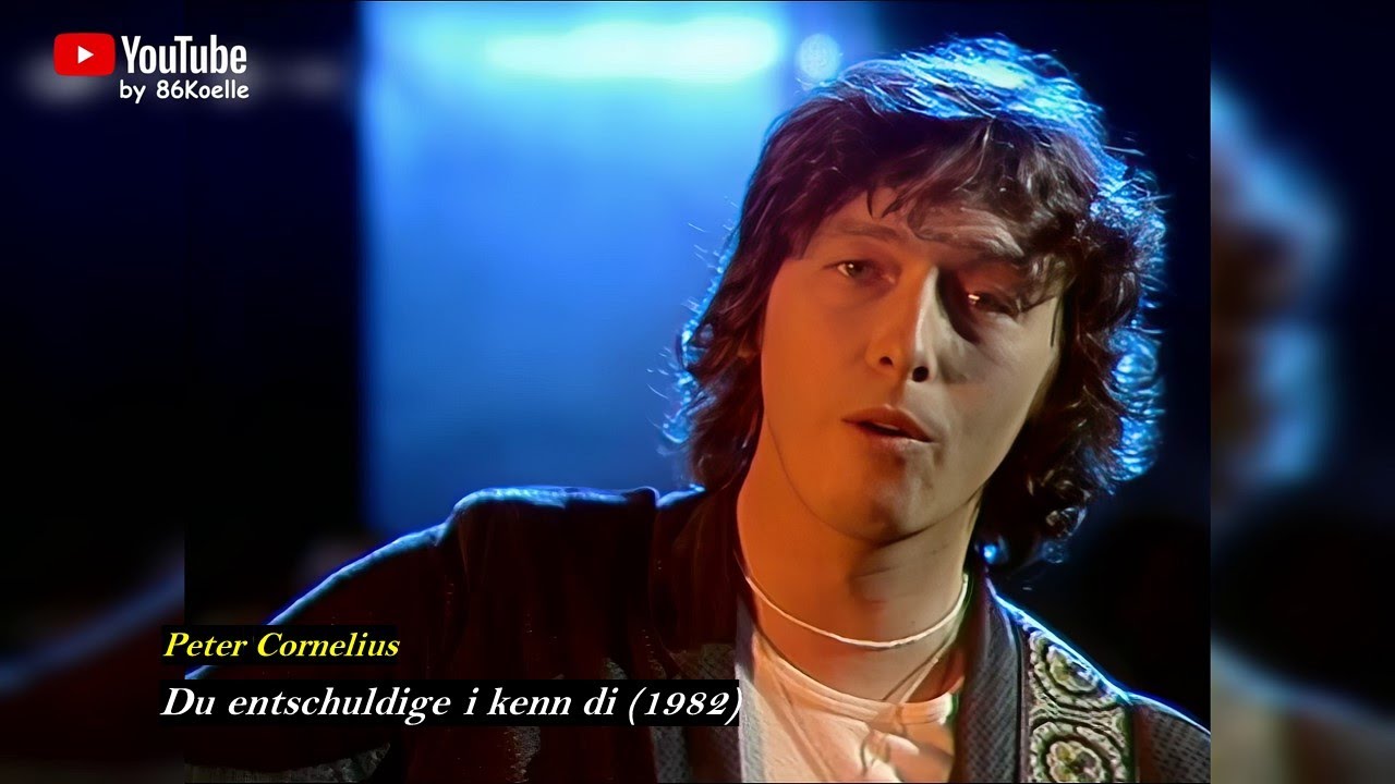 Peter Cornelius - Du entschuldige i kenn di (1982) Musik Video HD - YouTube