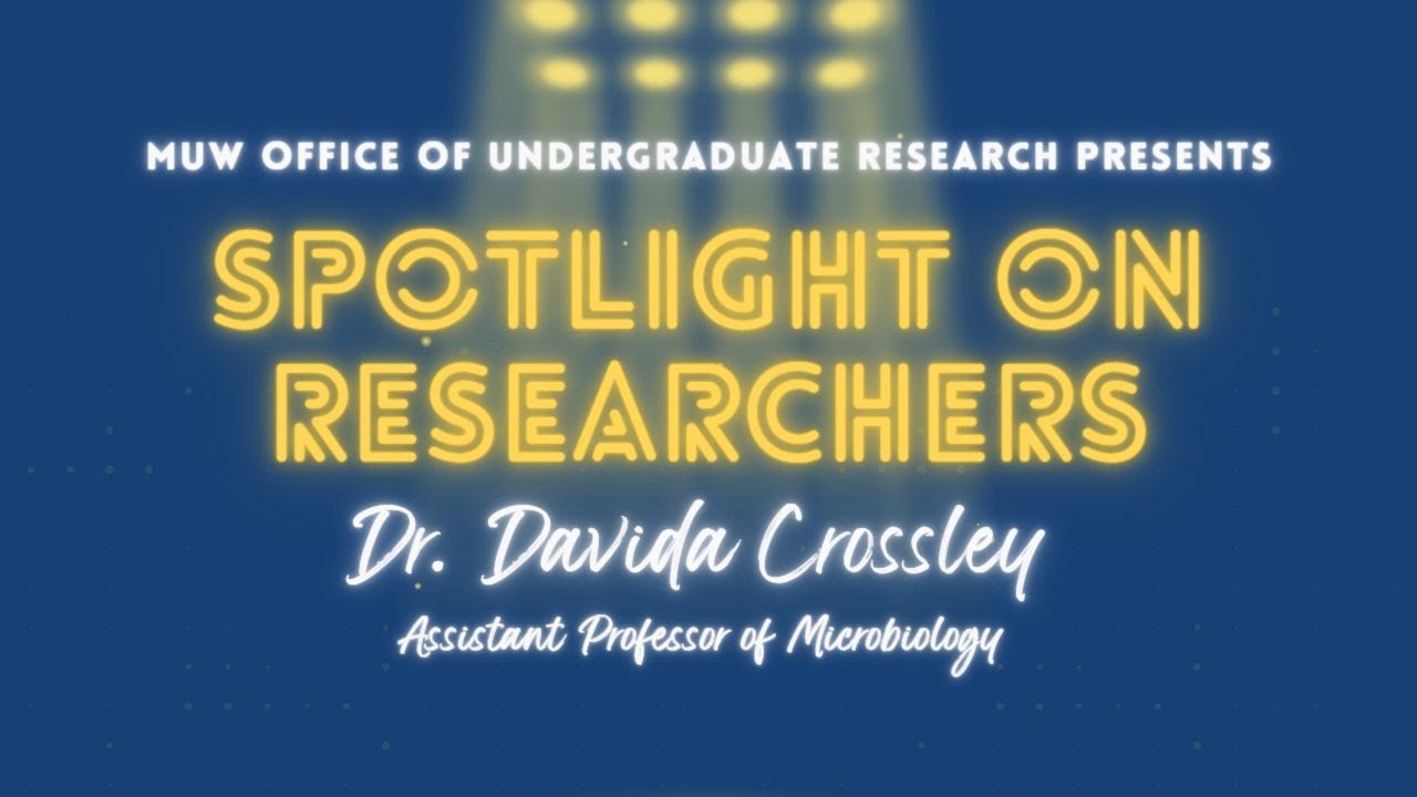 Spotlight on Researchers - Dr. Crossley - YouTube