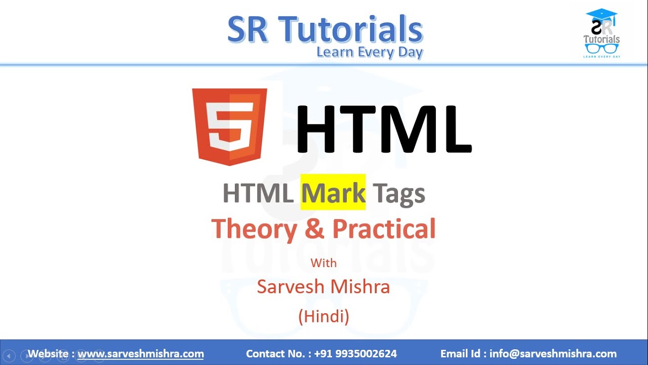 12. HTML Mark Tag - YouTube