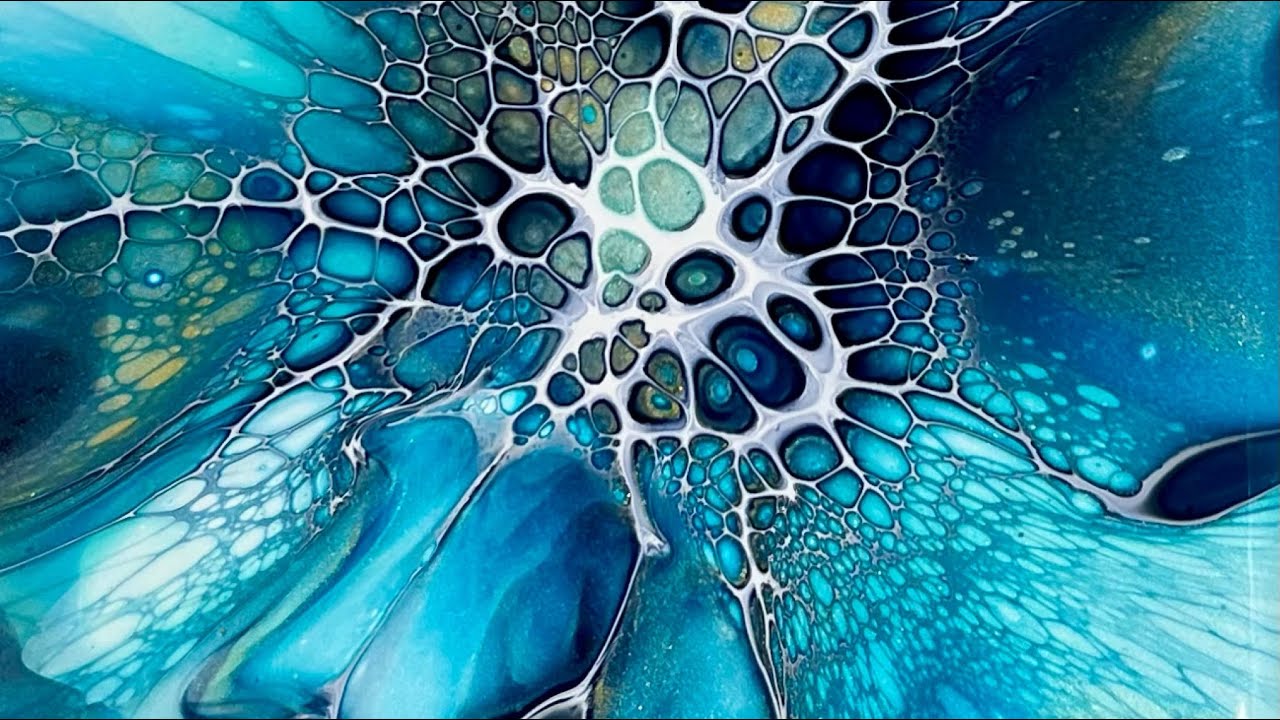 319. BLOOMING CONFESSIONAL! Acrylic Painting, Acrylic Pouring, Fluid ...