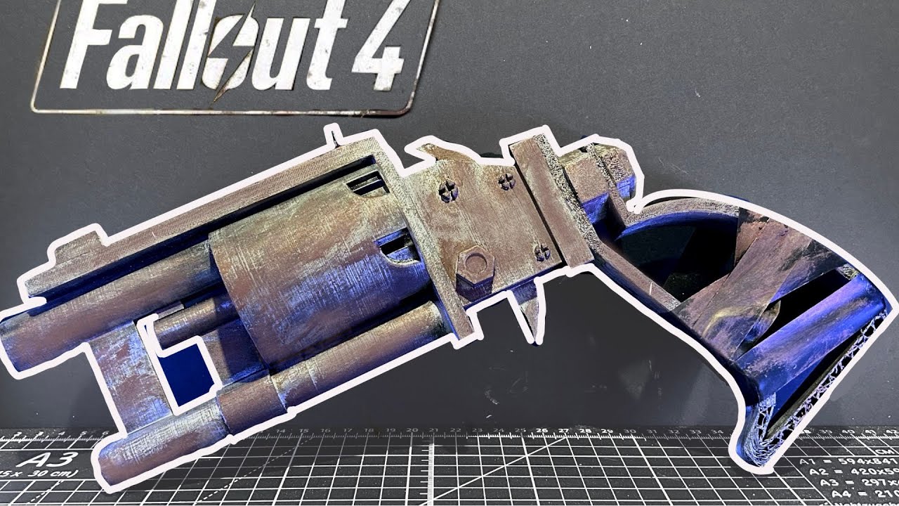 Realistic Fallout 4 Pipe Revolver Prop | Elegoo Neptune 4 Pro - YouTube