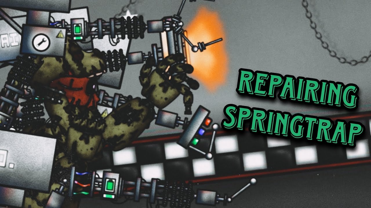 | REPAIRING SPRINGTRAP | DC2 | TOTALLYNOTBLAZE | #fnaf #dc2 #animation | - YouTube