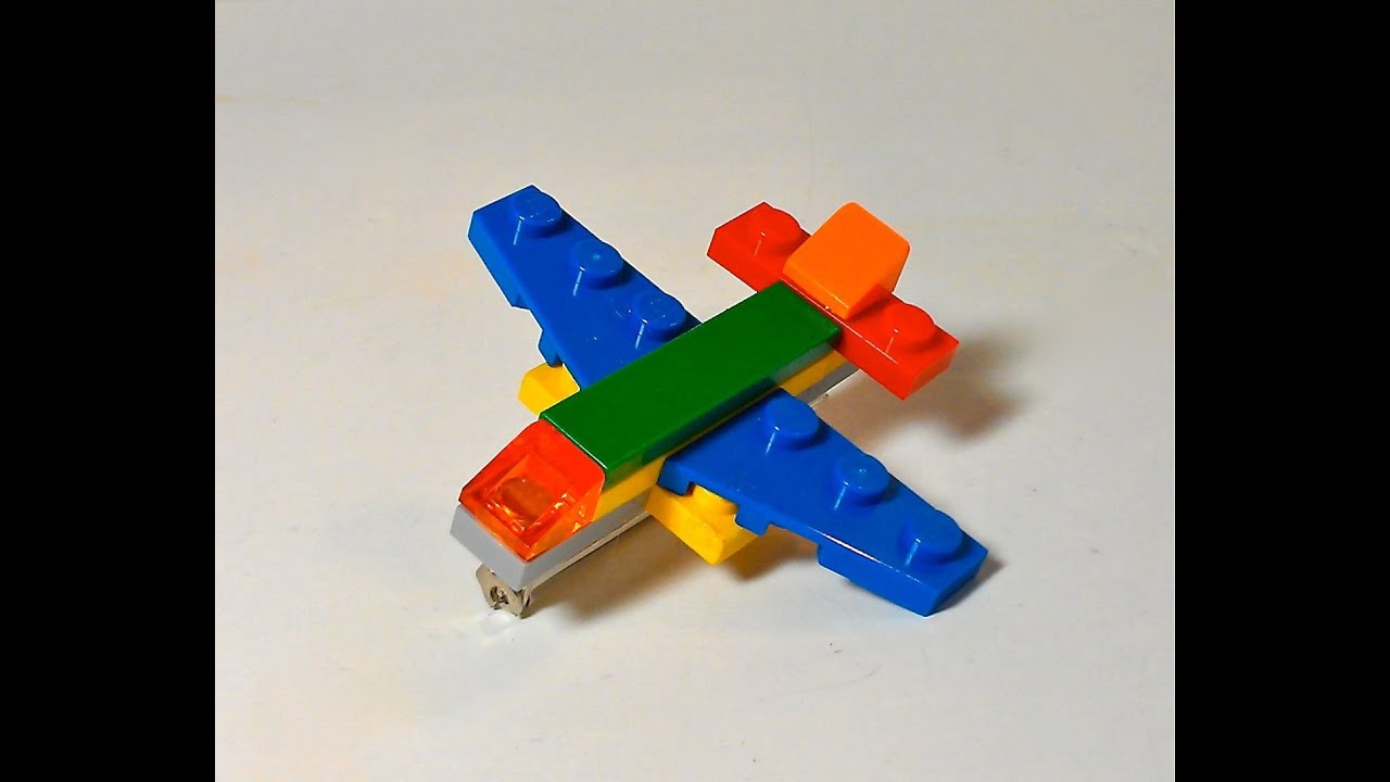 How to make a small and very simple Lego Airplane | Lego - YouTube